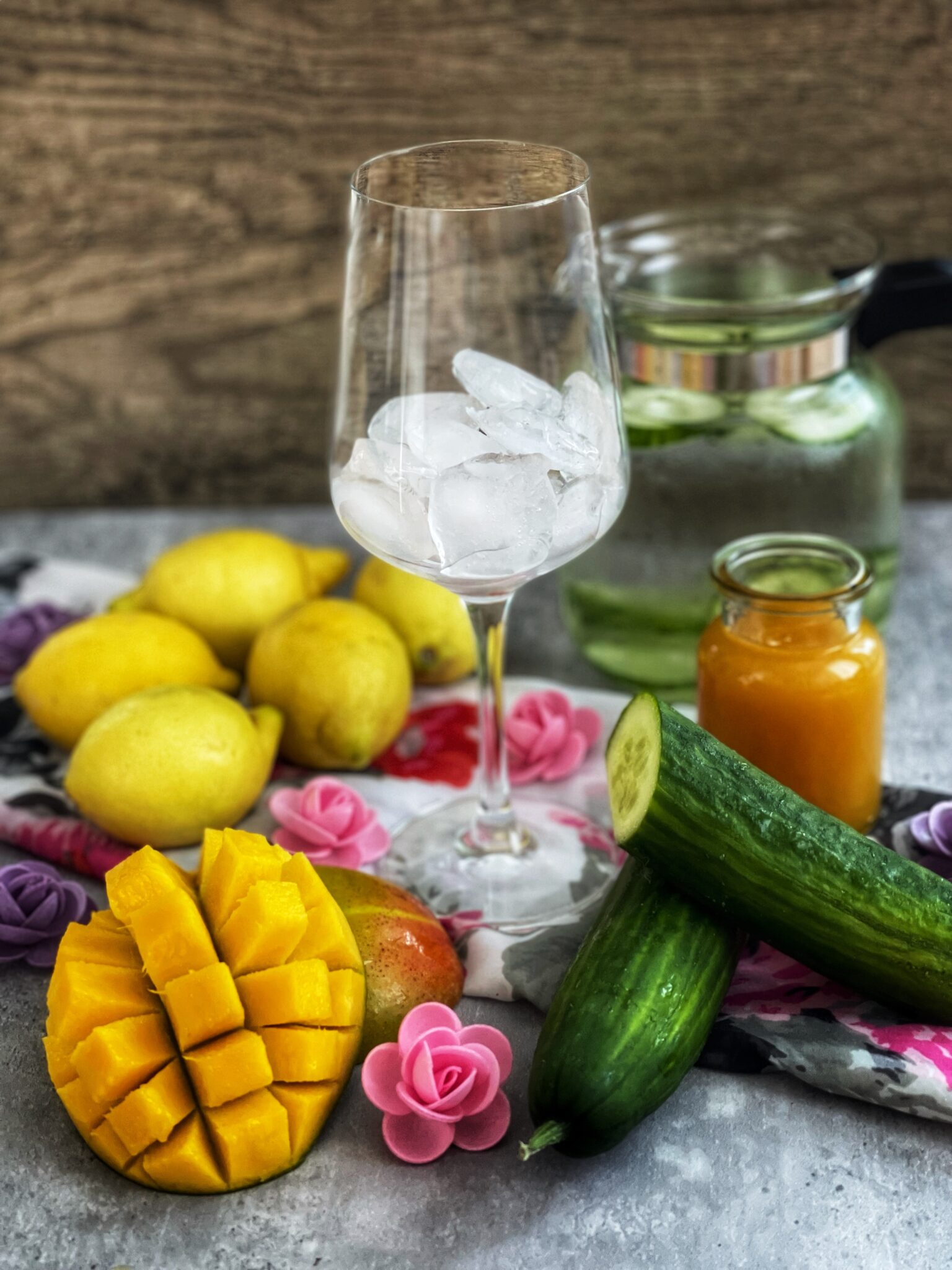 Mango Gurken Cocktail - Kochlöffeljunkies